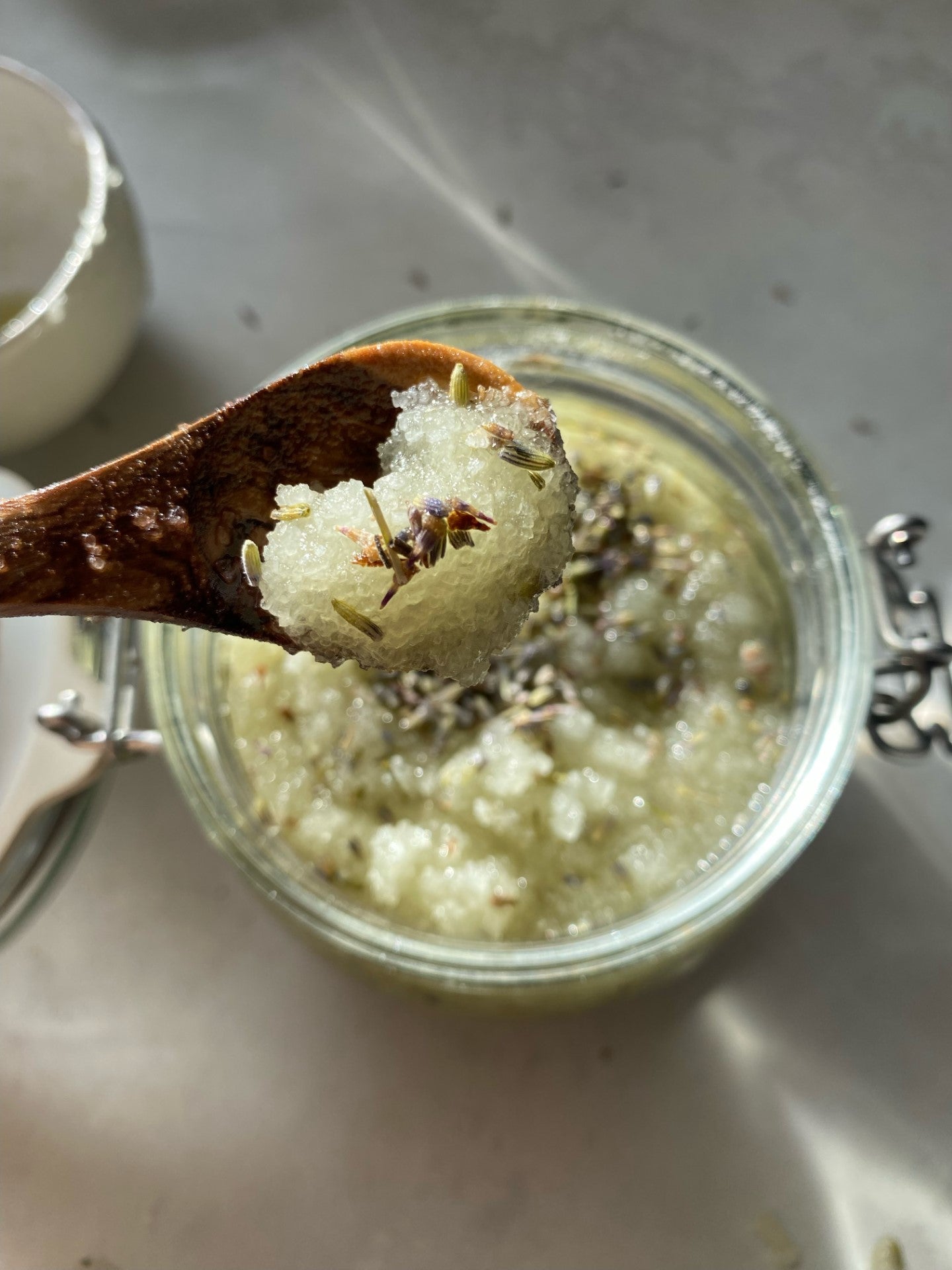 Exfoliating & nourising salt scrub recipe – Lore Botanicals